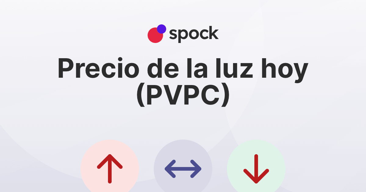 Precio de la luz mañana por horas (PVPC) | Spock